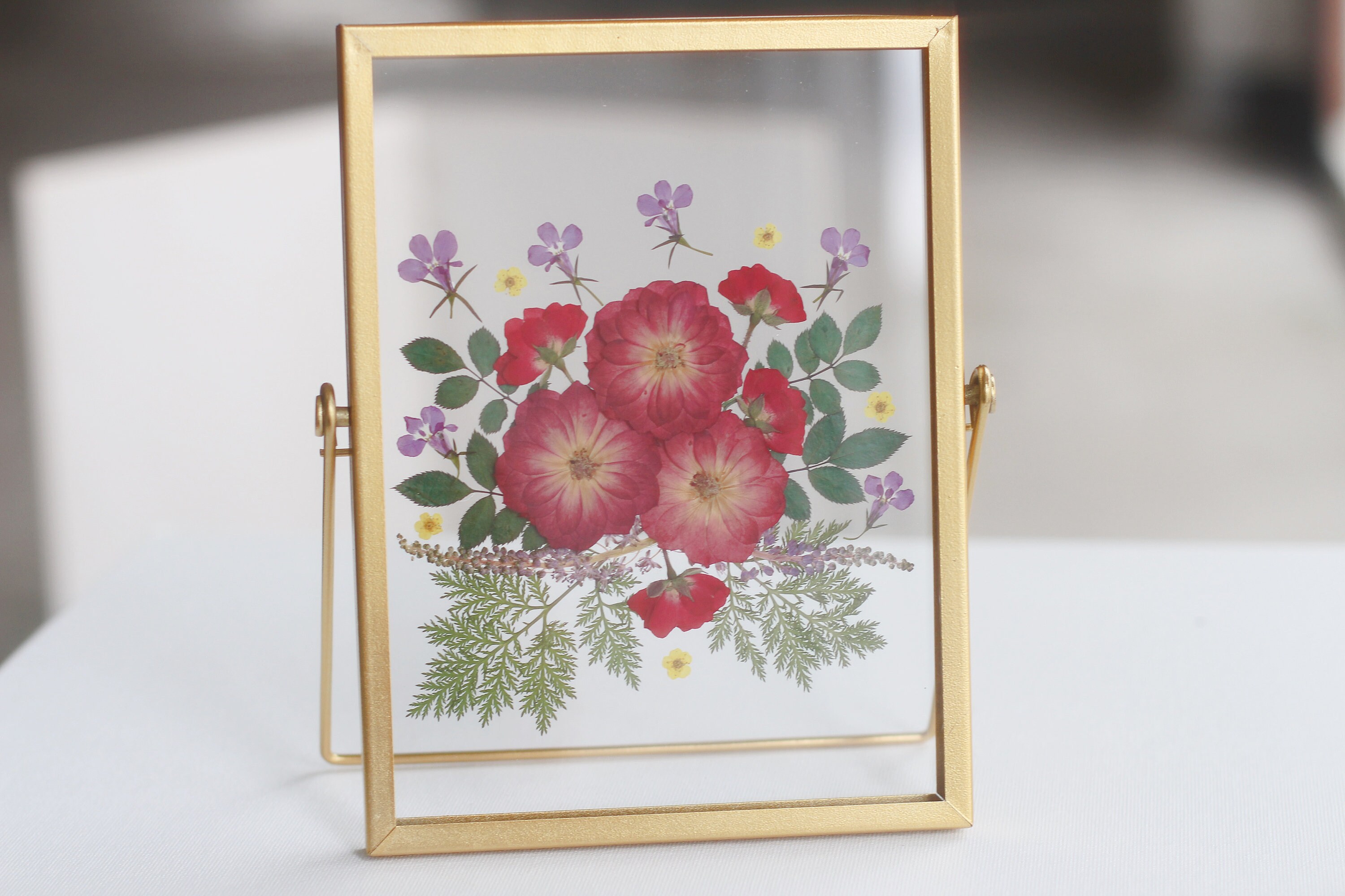 Pressed Flower Frame Botanical Art Frame Pressed Dried - Etsy