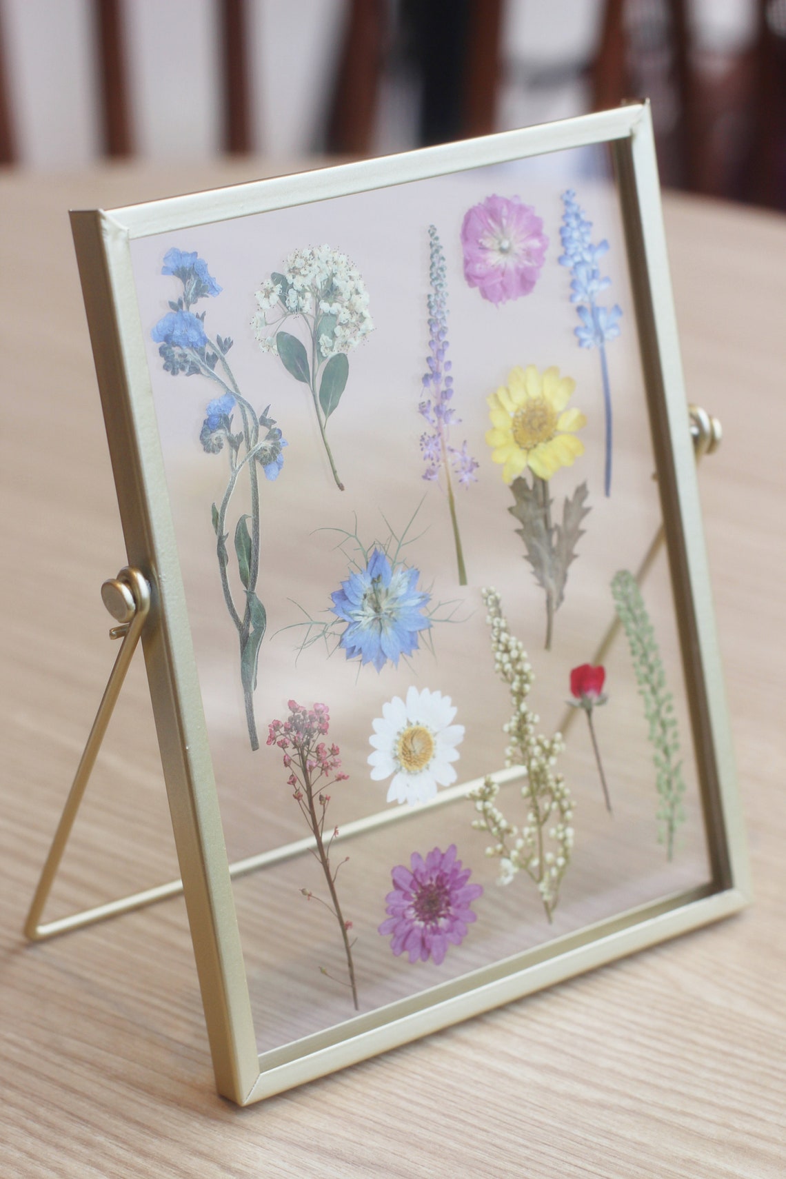 Pressed Flower Frame Botanical Art Frame Pressed Flower - Etsy
