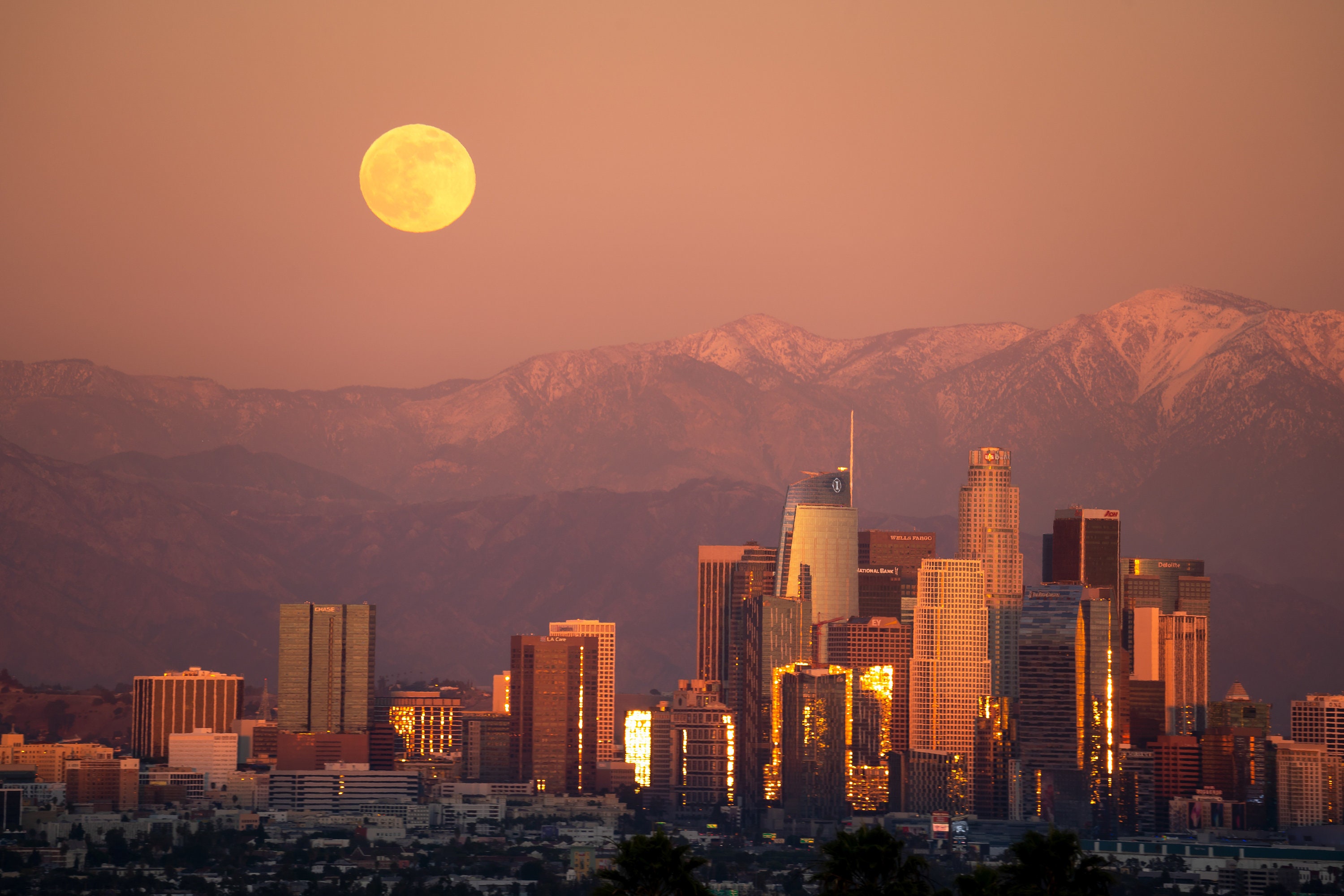Downtown La Sunset