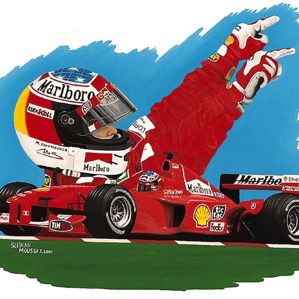 F1 Painting - Etsy