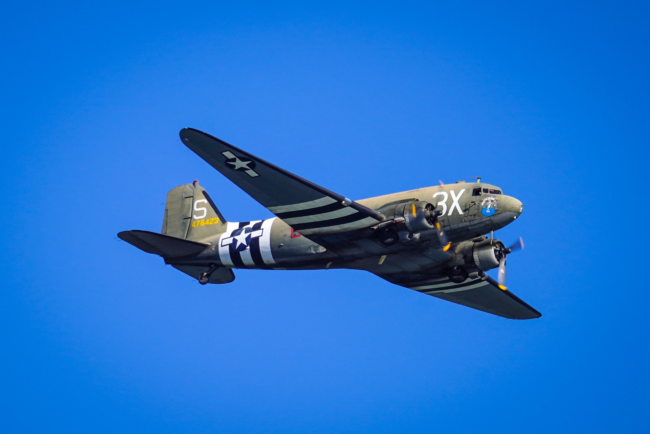 Douglas C-47 Skytrain, Military Transport Aircraft, Air Force, WWII ...