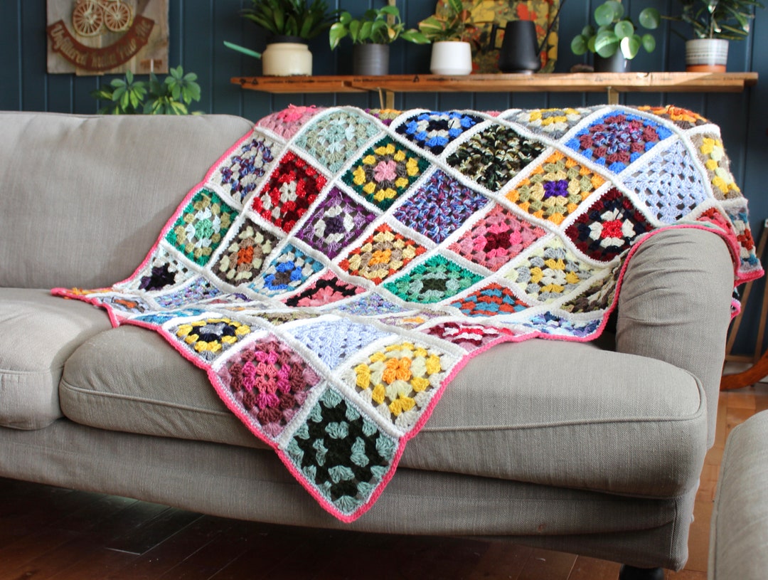 Vintage Handmade Afghan Blanket or Throw - Etsy