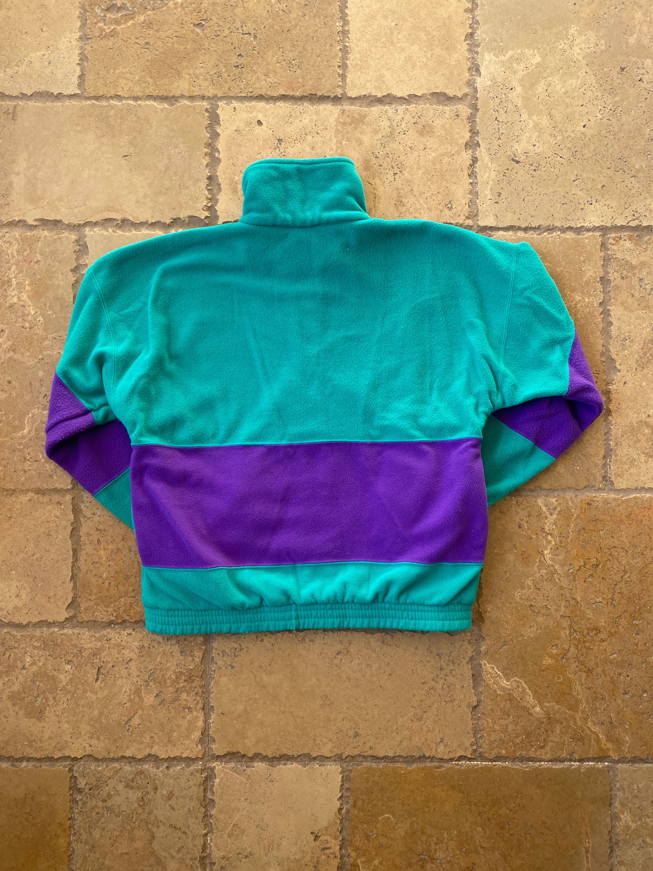 Vintage 1990s Colorblock Zip up Jacket by FS - Etsy