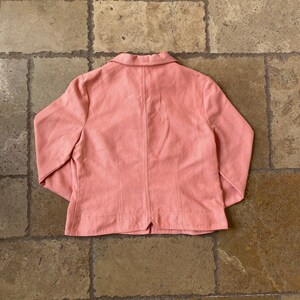 Y2K Pink Button up Jacket by Requirements - Etsy