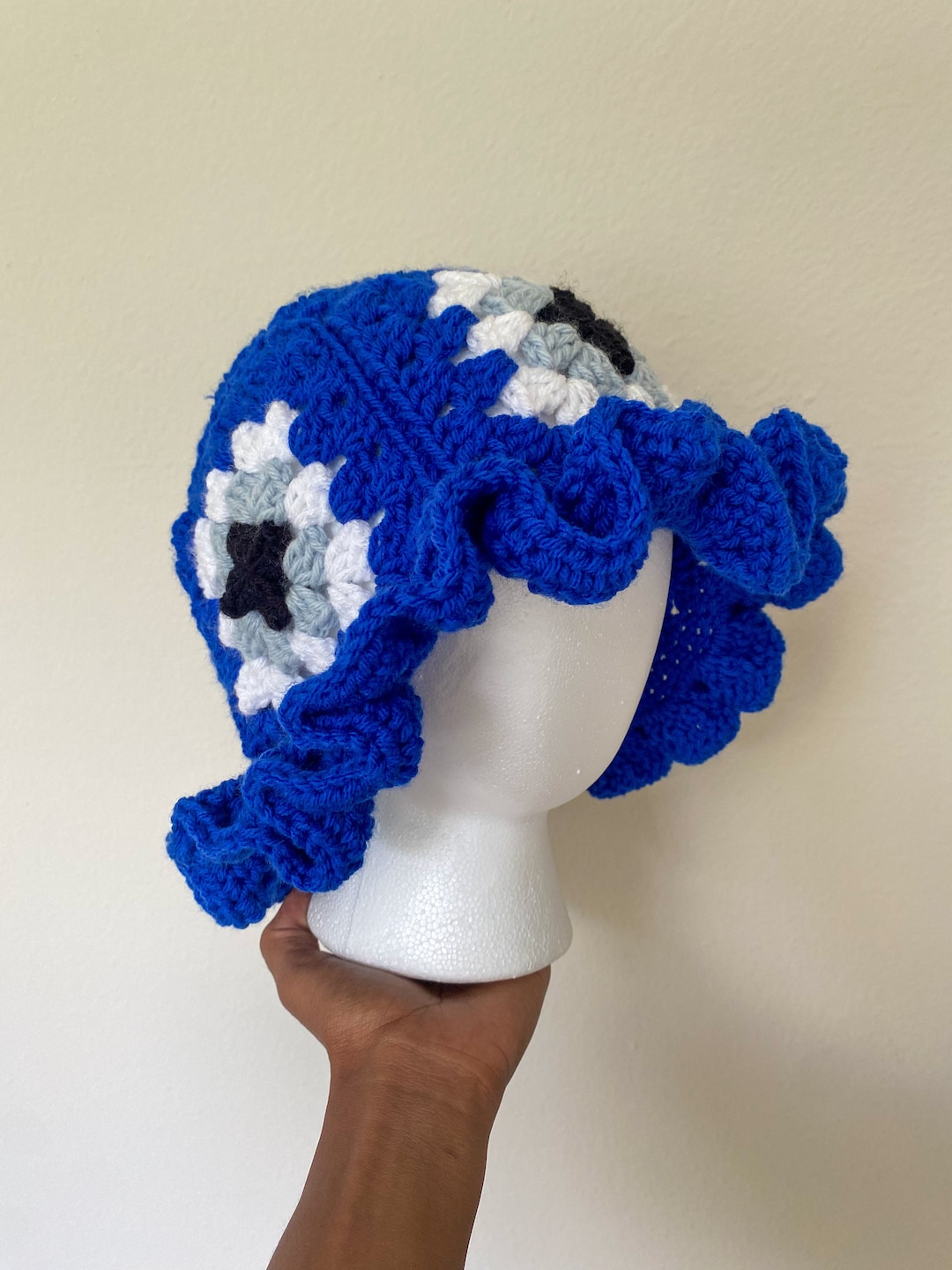 Evil Eye Crochet Hat - Etsy