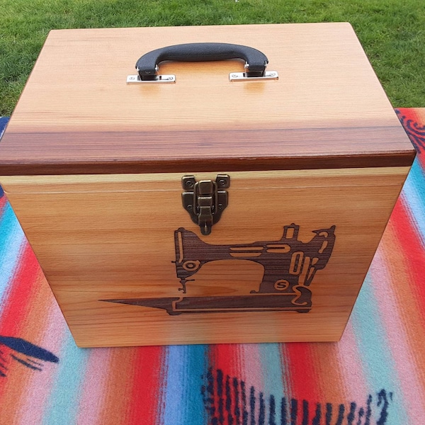 Singer Sewing Machine Storage Box - Etsy