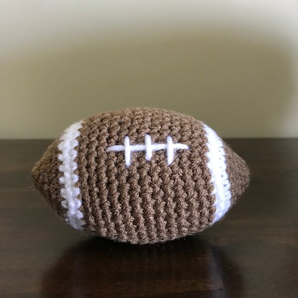 Crochet Football - Etsy