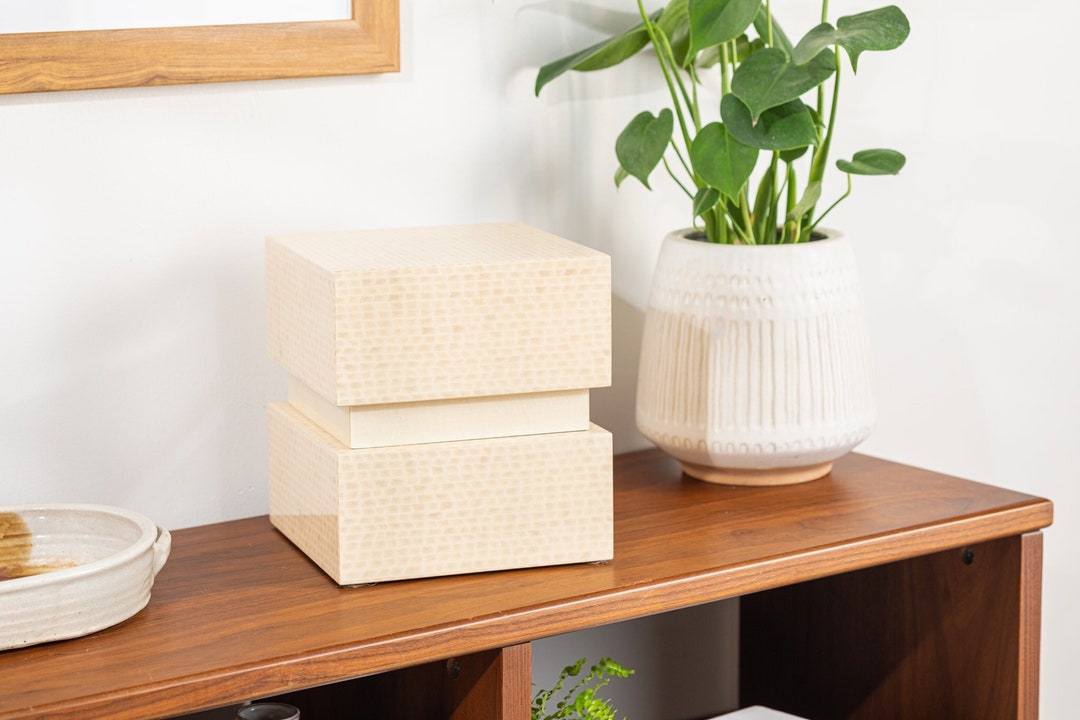 Modern Cremation Urn, Cremation Urn, Urn for Ashes, Wood Urn, Modern ...