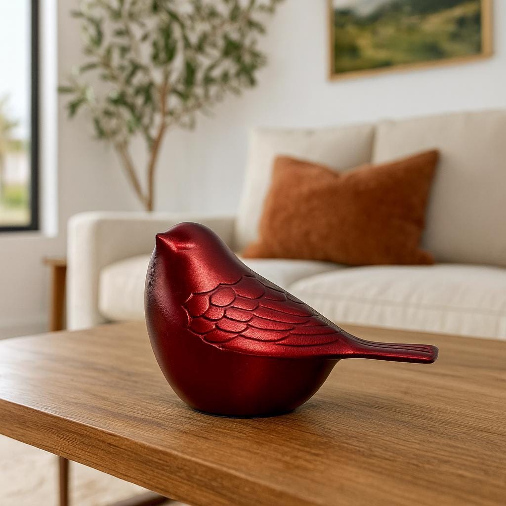 Songbird Keepsake Urn for Ashes – Handcrafted Memorial | Available in ...
