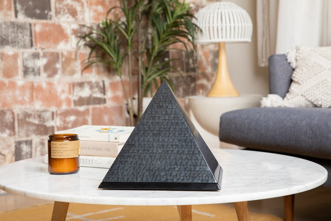 Modern Cremation Urn, Pyramid Urn, Cremation Urn, Urn for Ashes ...