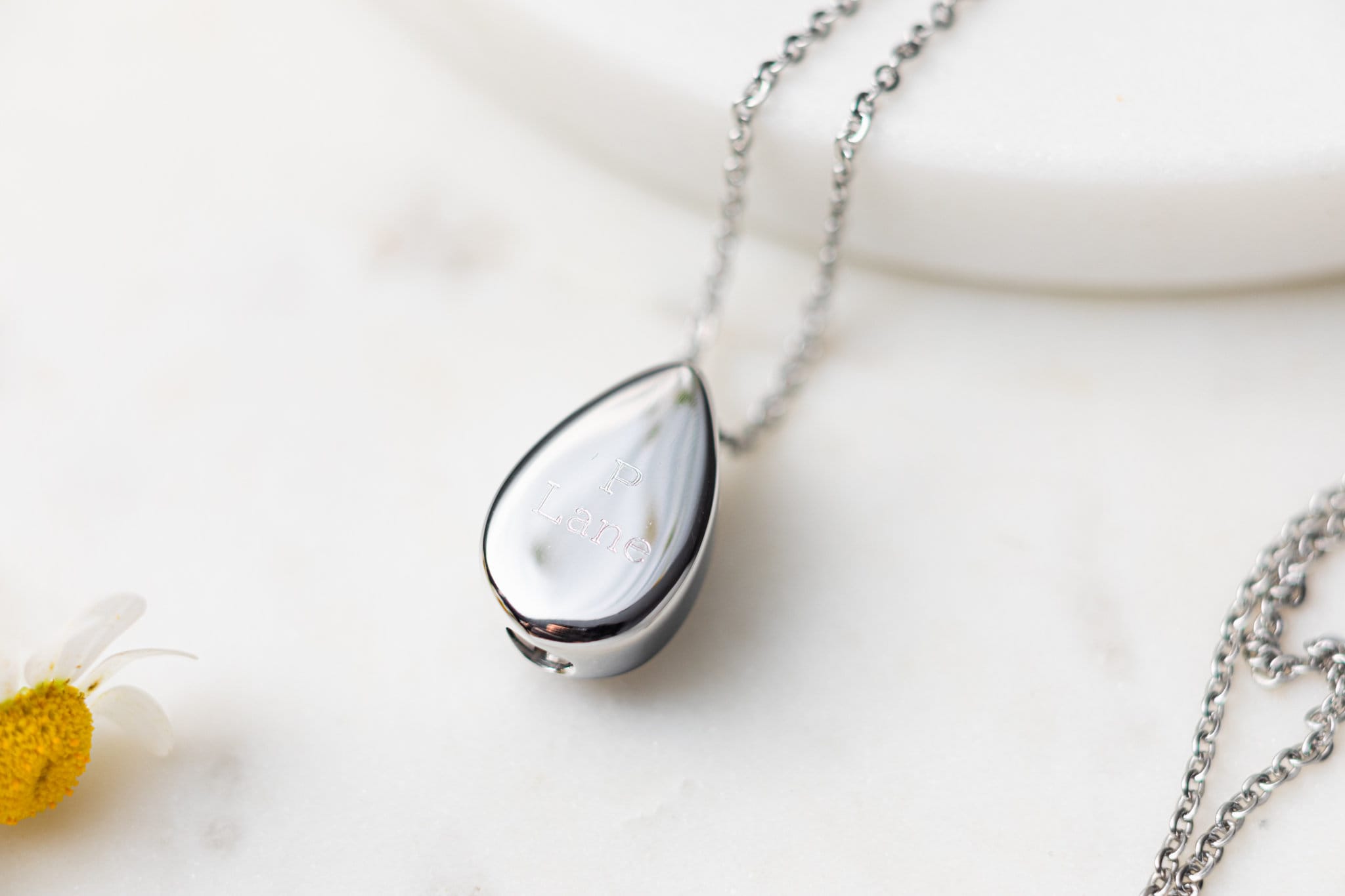 Cremation Urn Necklace Teardrop Memorial Necklace Cremation | Etsy