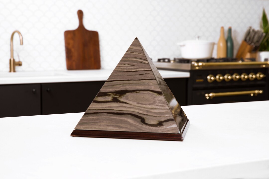 Modern Cremation Urn, Pyramid Urn, Cremation Urn, Urn for Ashes ...