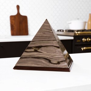 Modern Cremation Urn, Pyramid Urn, Cremation Urn, Urn for Ashes ...