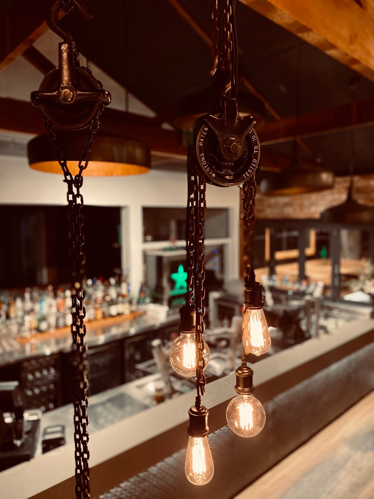 Industrial Lighting Pulley Pendant Light Pair - Etsy