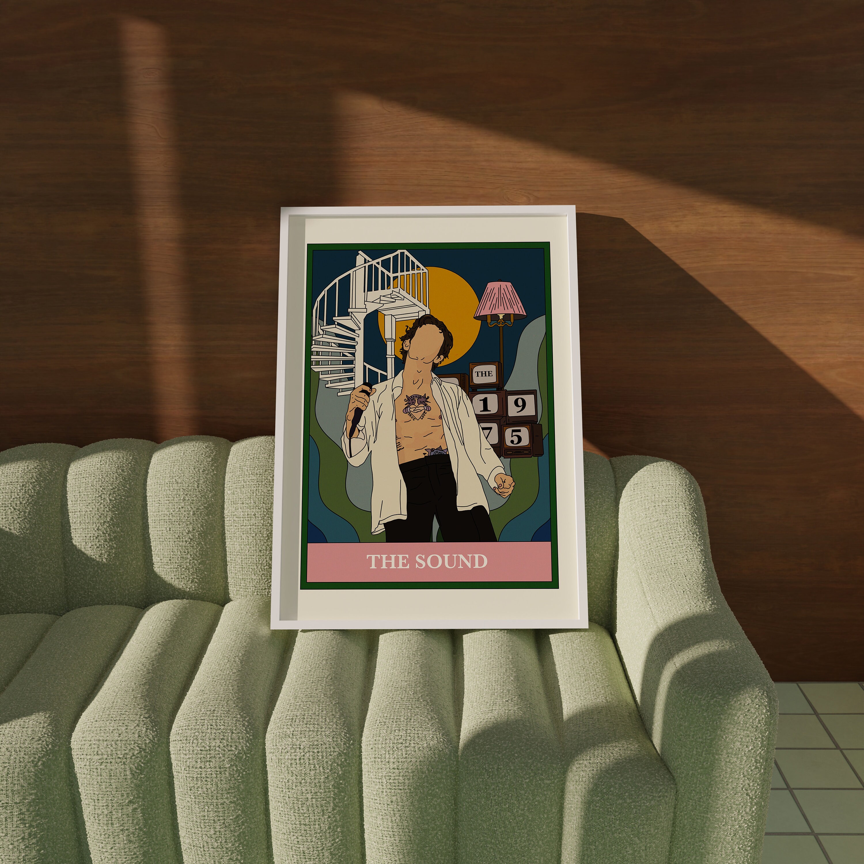 Matty Healy Tarot Card Art Print | The 1975 Posters | Merch | Music ...