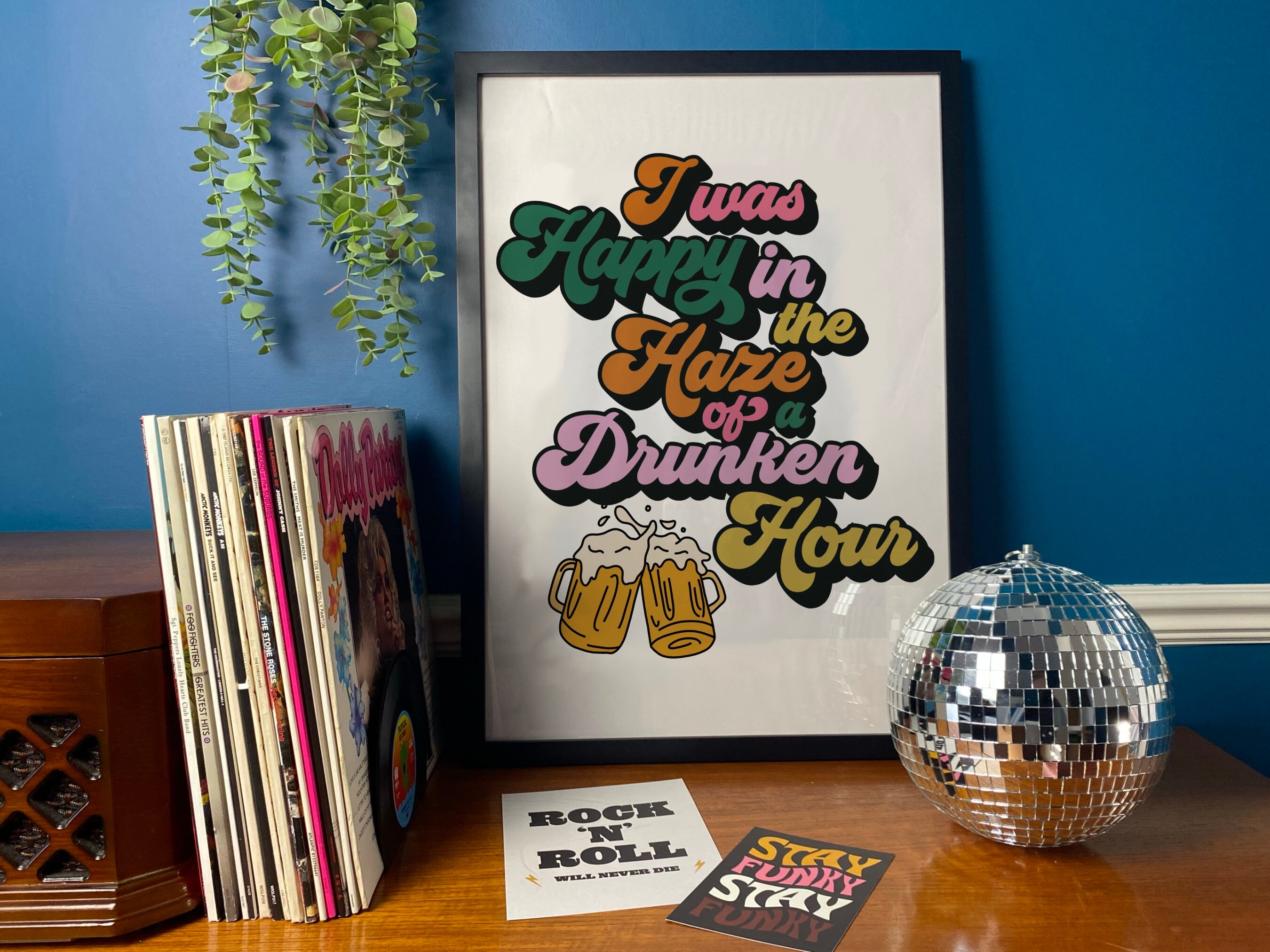 Happy in the Haze of A Drunken Hour Music Inspired Gifts - Etsy