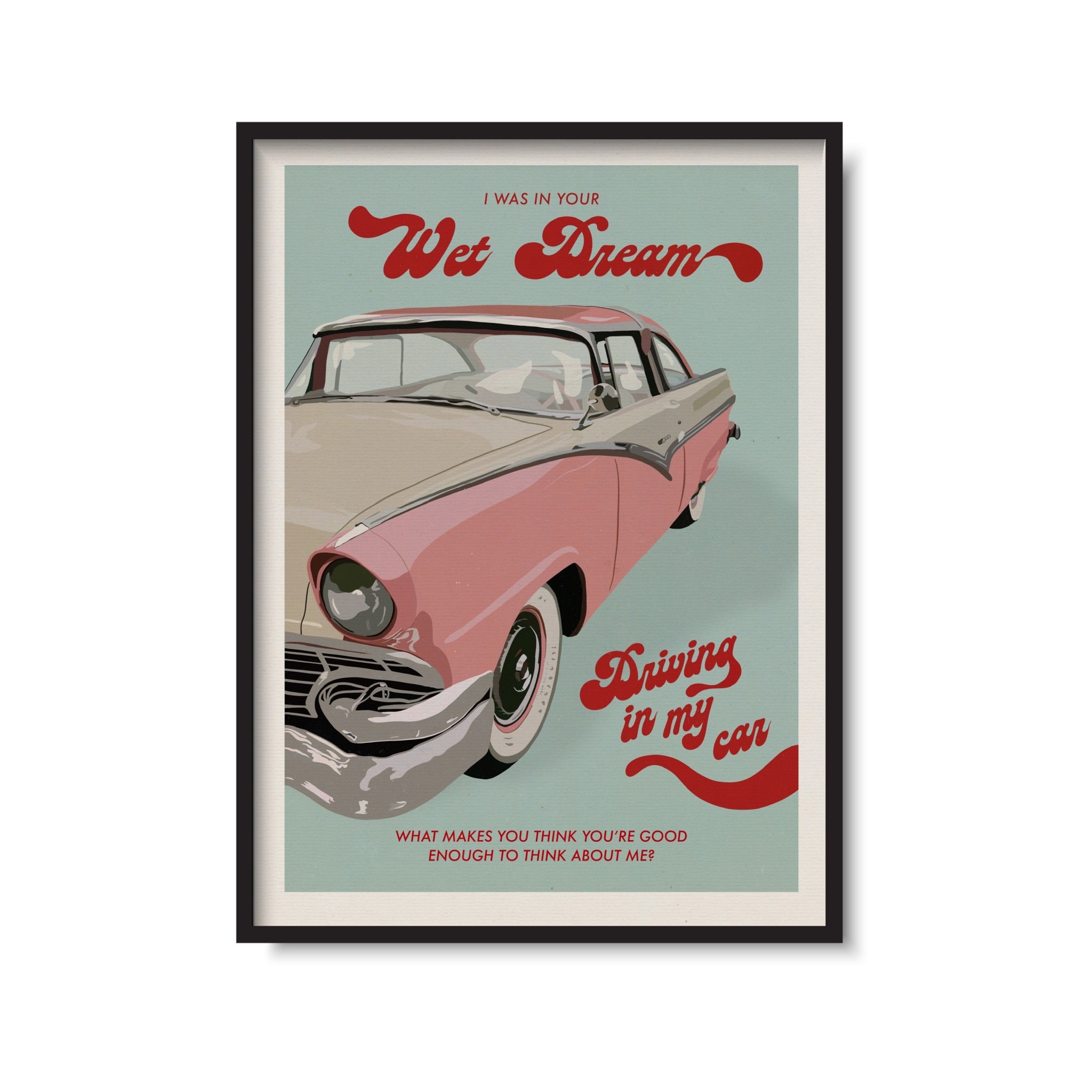 Wet Leg Tour UK 2023 Poster (Und), Wet Leg Rock Band Concert Merch, WET ...