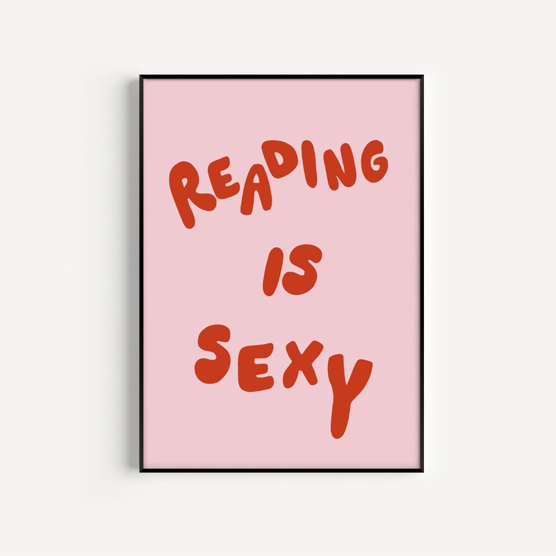 Reading is Sexy - Etsy
