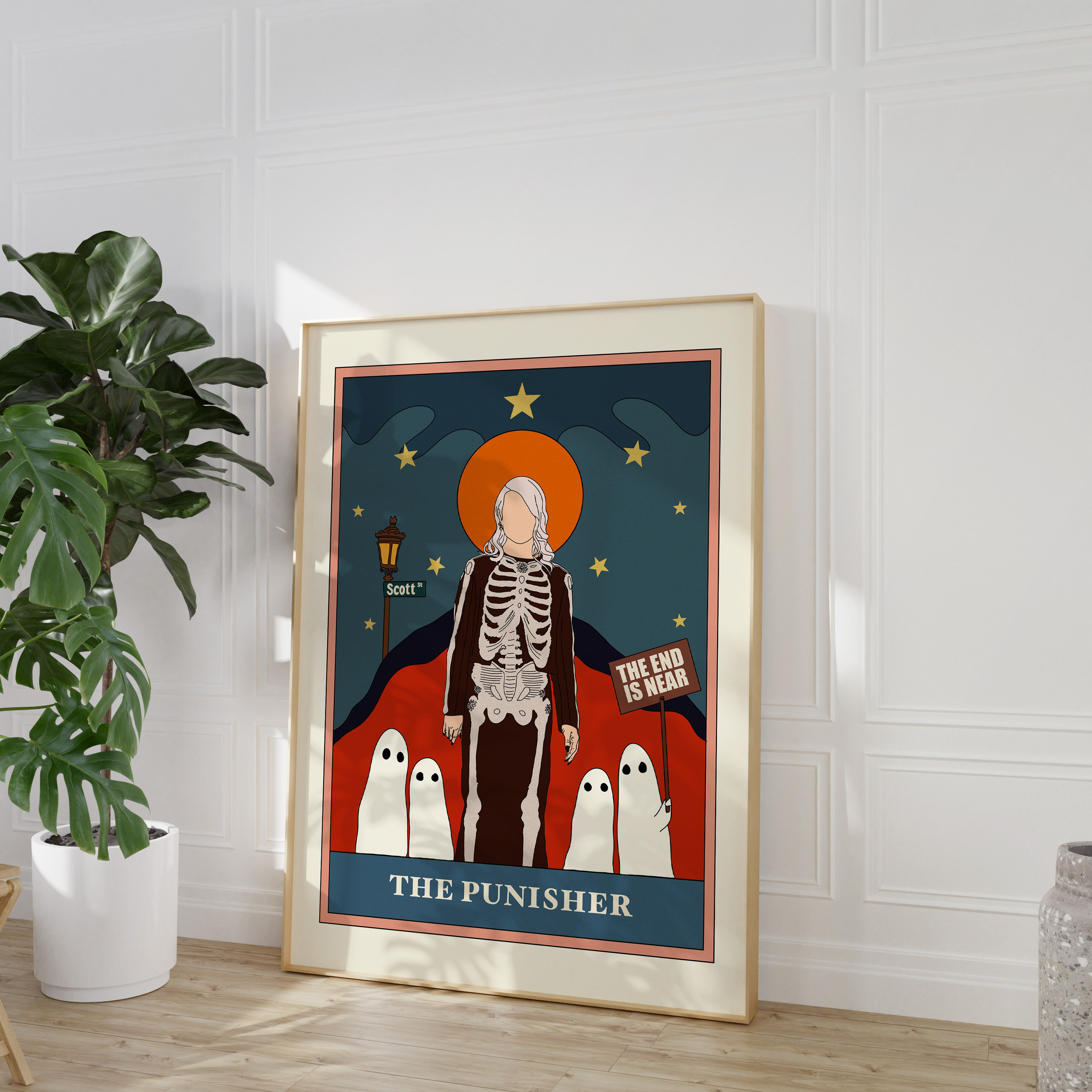 Phoebe Bridgers Tarot Card Art Lyric Posters Designed & Sold By Emma Hart