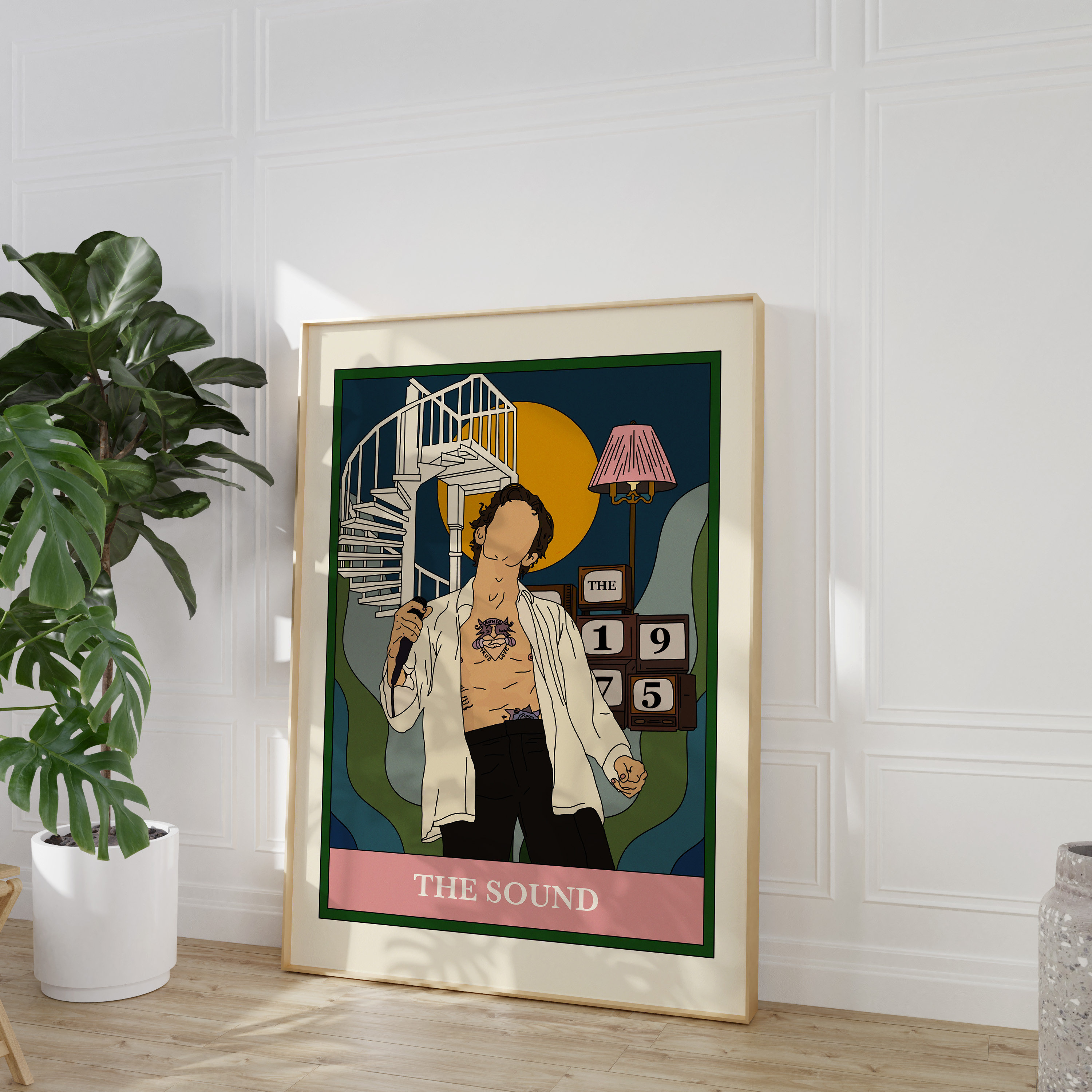 Matty Healy Tarot Card Art Print | The 1975 Posters | Merch | Music ...