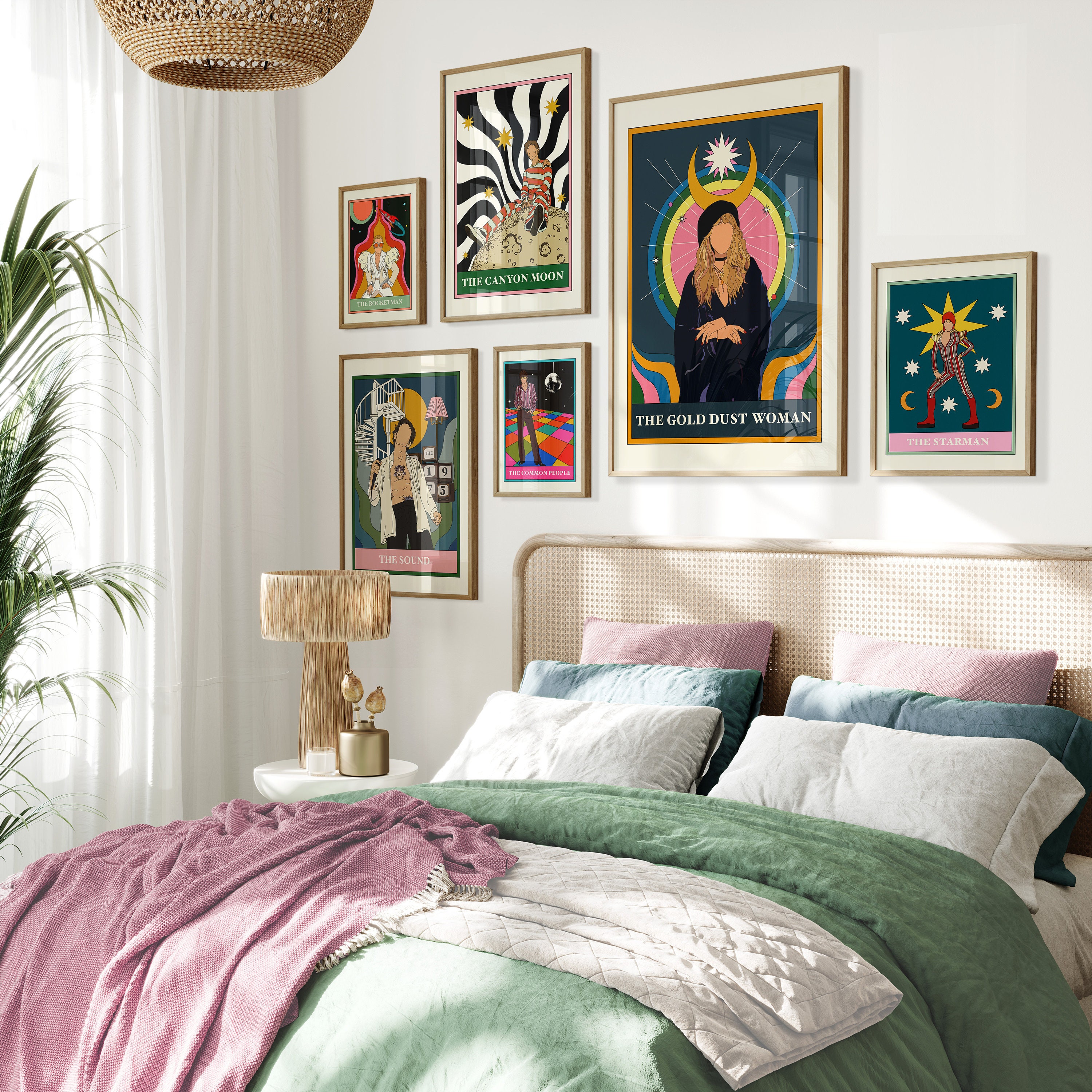 Matty Healy Tarot Card Art Print | The 1975 Posters | Merch | Music ...