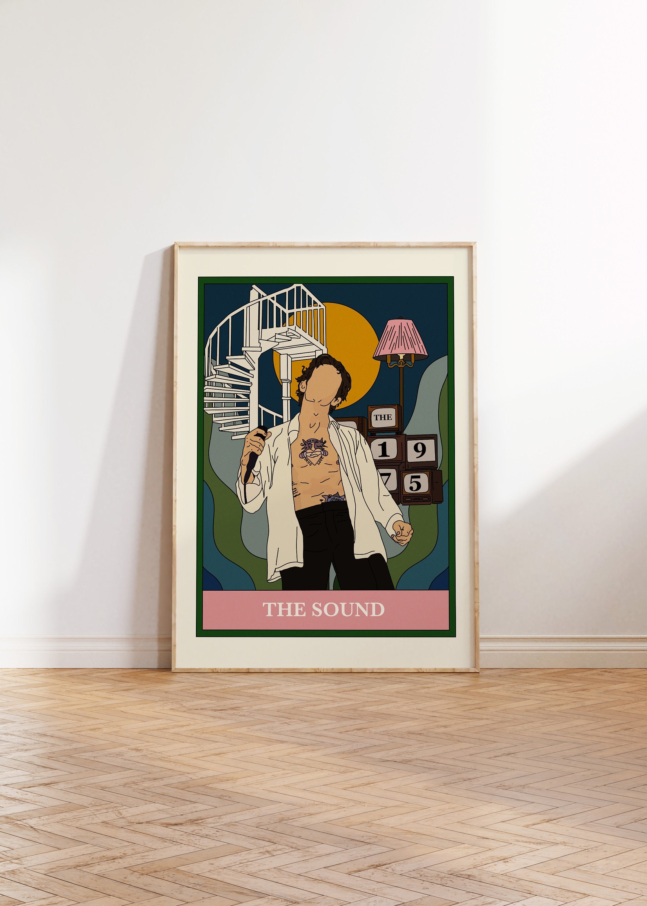 Matty Healy Tarot Card Art Print | The 1975 Posters | Merch | Music ...