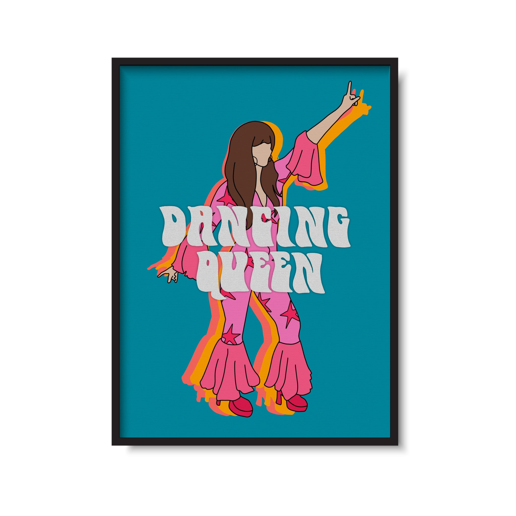 Abba Dancing Queen Music Poster Print Wall Art | Etsy