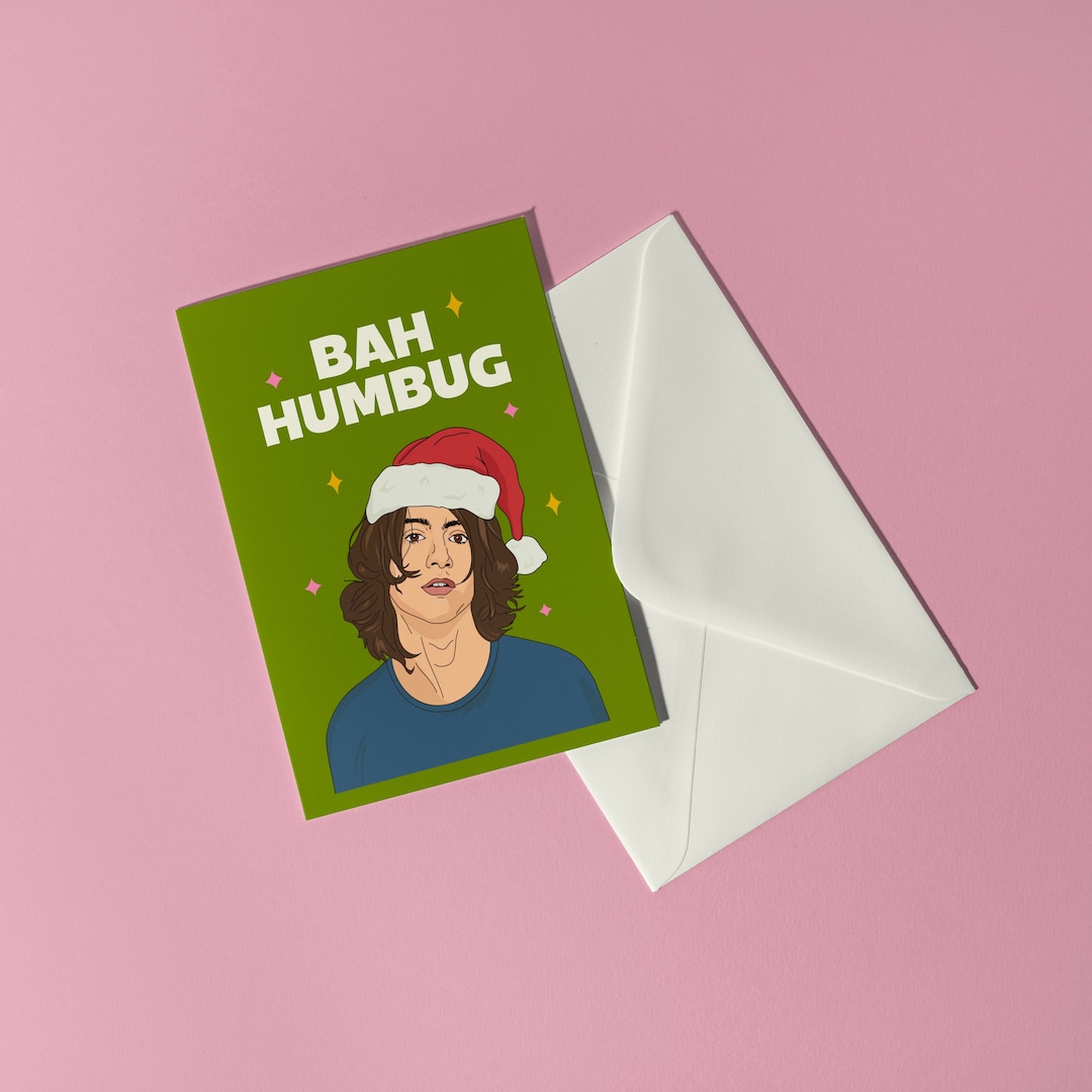 Bah Humbug Alex Turner Christmas Card Arctic Monkeys - Etsy
