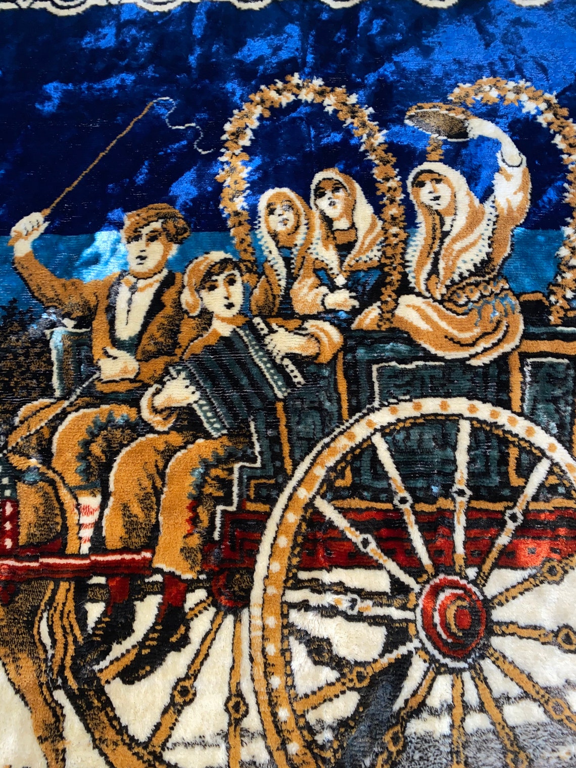 Large Antique Vintage Roma Gypsy Bohemian Tapestry - Etsy