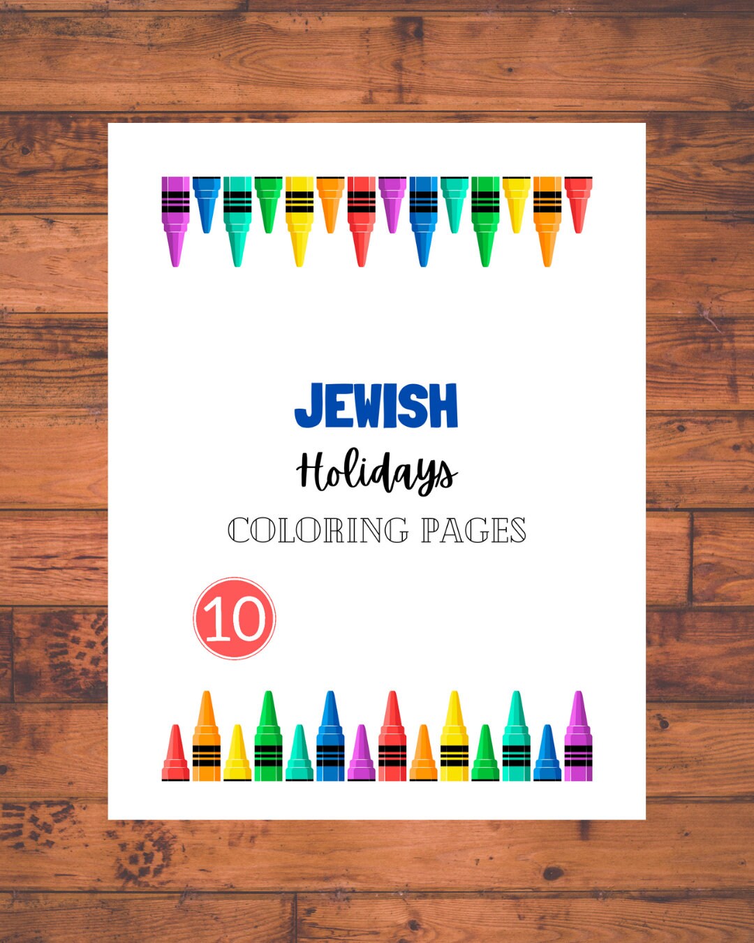 Jewish Holidays Coloring Pages, Printable Jewish Coloring Book for Kids ...