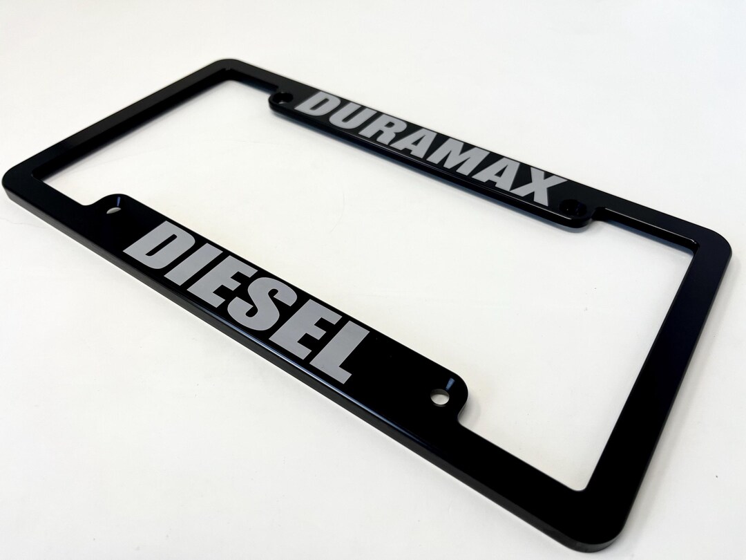 Duramax Diesel Billet Aluminum License Plate Frame - Etsy