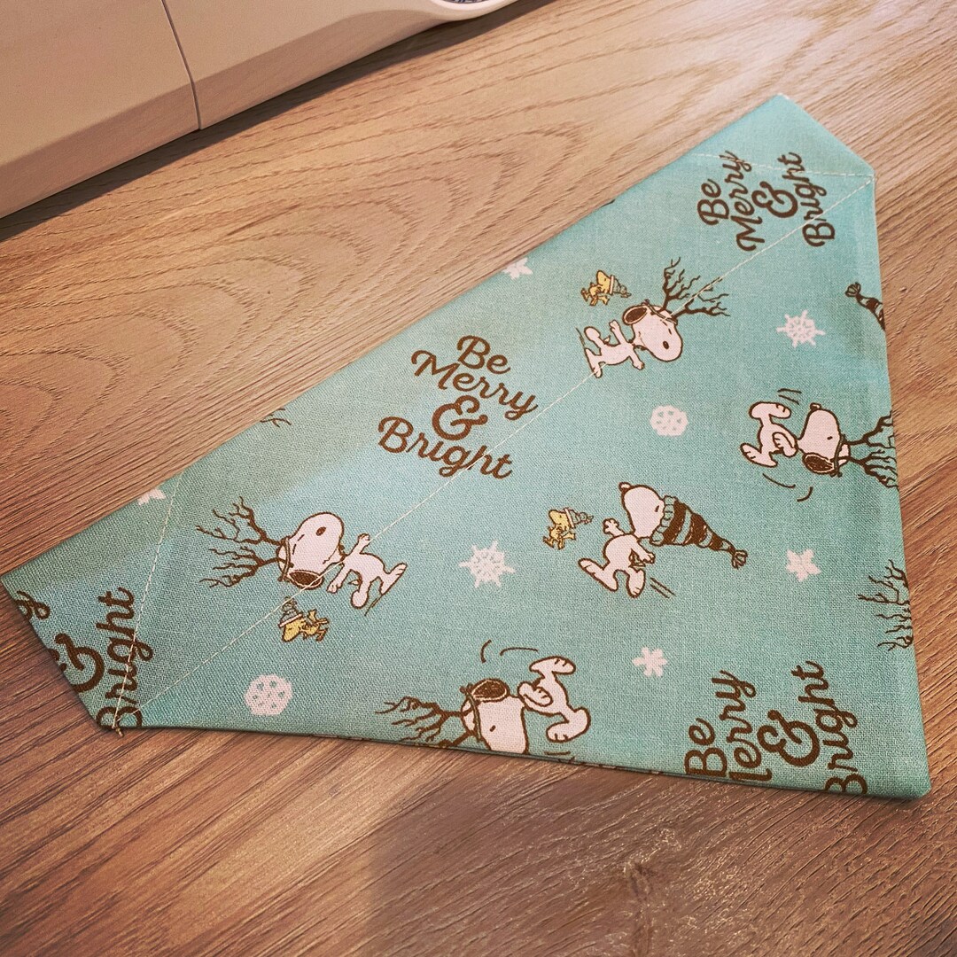 Snoopy Christmas Dog Bandana - Etsy