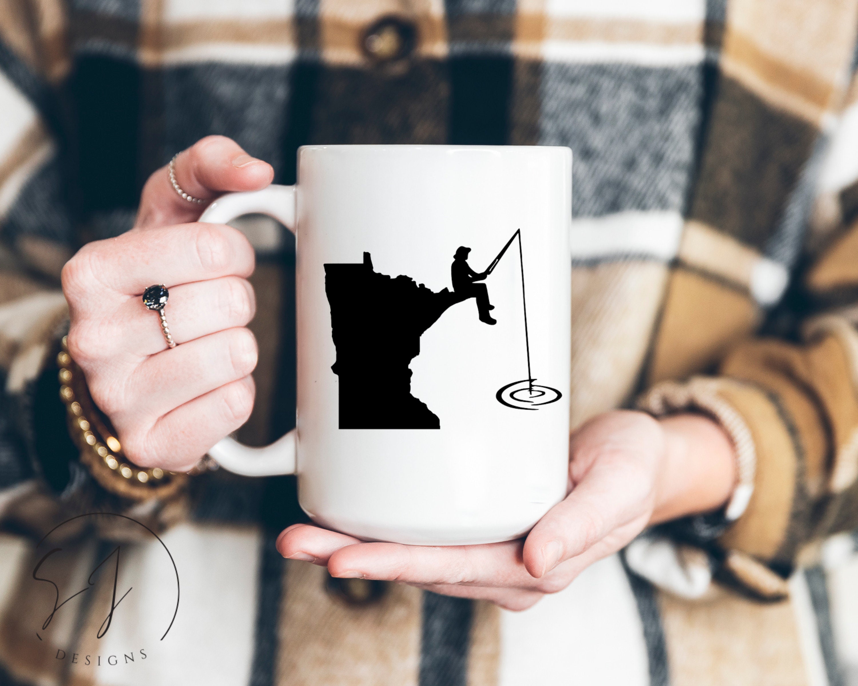 MN Fishing Svg Png, Fishing Svg, Minnesota Svg, Fisherman Svg, Fish Svg ...