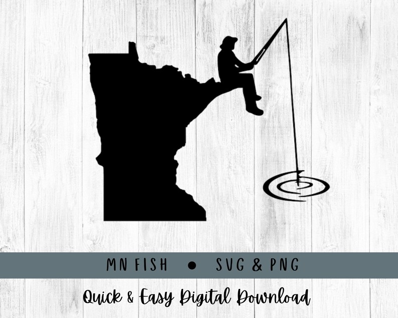 MN Fishing Svg Png Fishing Svg Minnesota Svg Fisherman Svg - Etsy