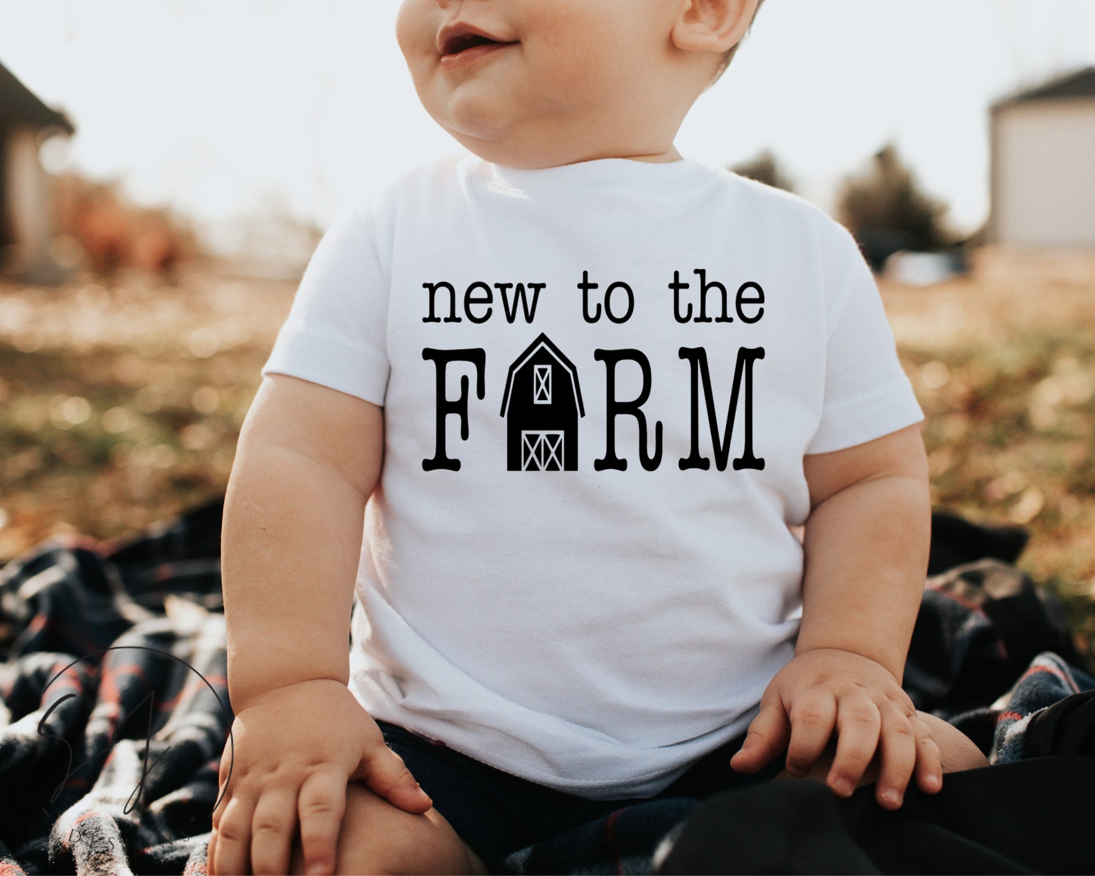 Farm Svg, New to the Farm SVG, Baby Svg, Baby Svg Onsie, Farm Baby ...