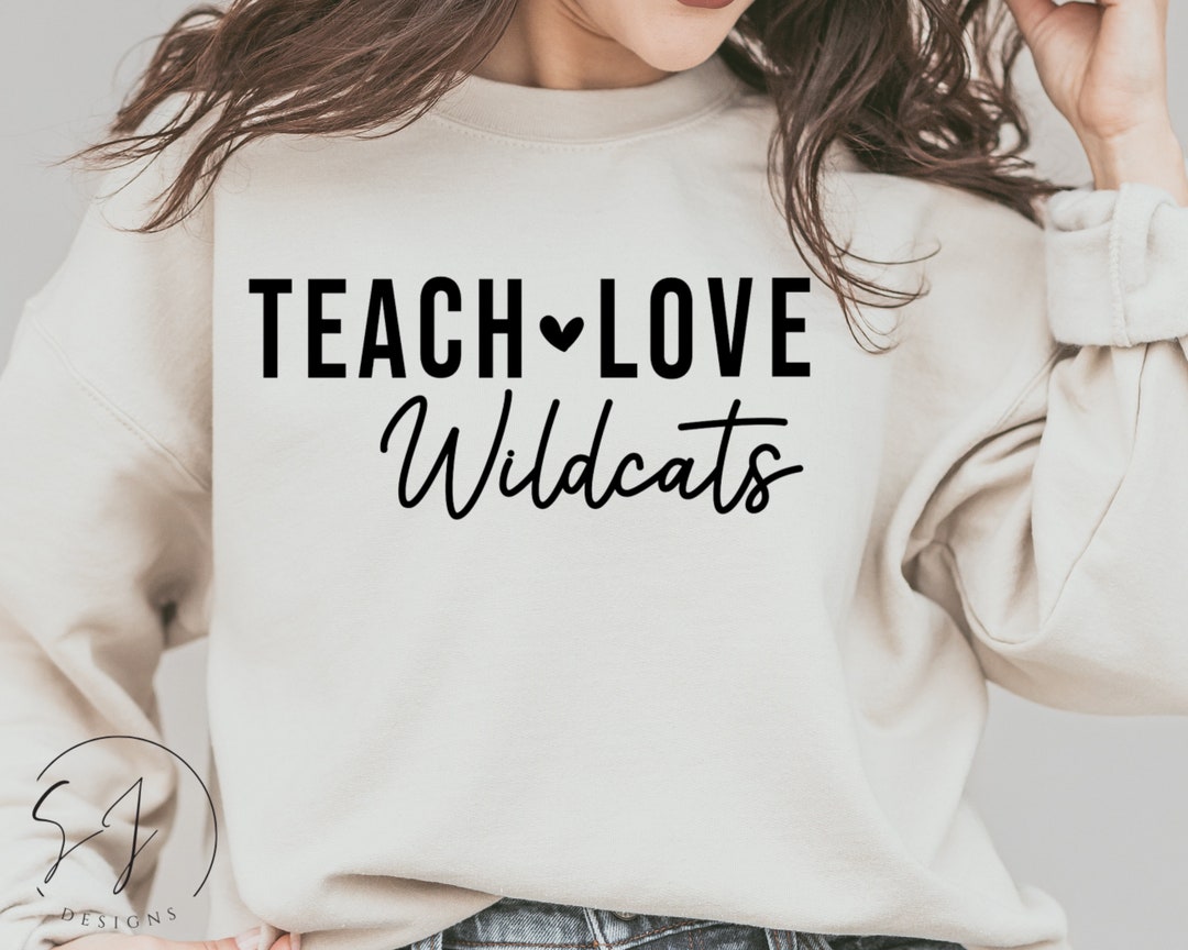 Wildcat SVG, School Spirit Shirts, Teach Love Inspire Svg, Friday ...