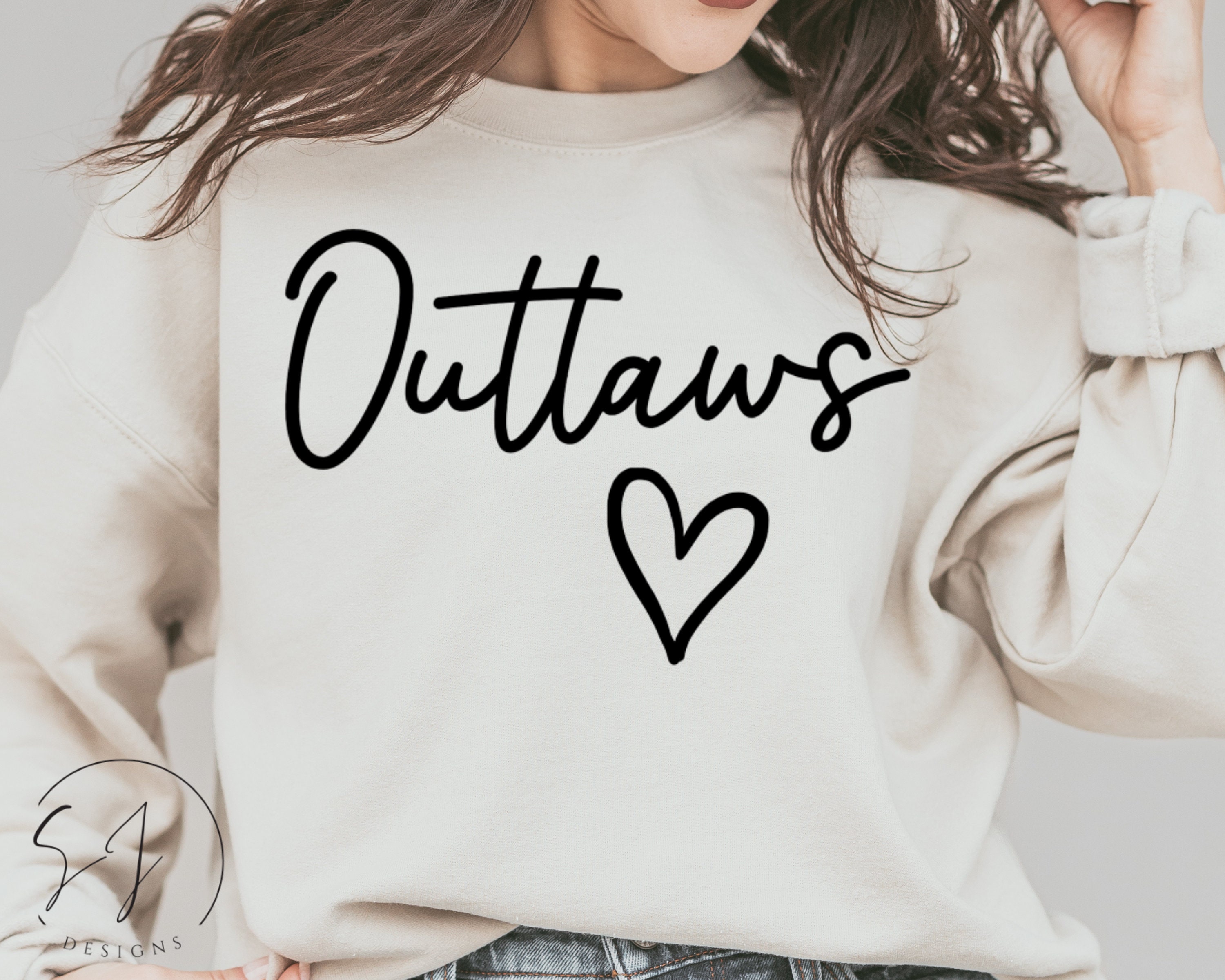 Outlaws Svg, Team Sport Shirts, Gameday Svg, Team Spirit Svg, School ...