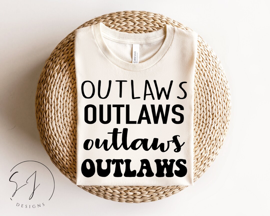 Outlaws Svg, Team Sport Shirts, Gameday Svg, Team Spirit Svg, School ...