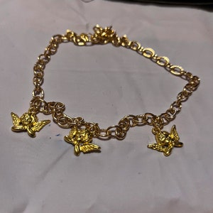 Cherub / Angel Baby Chain Choker Nacklace - Etsy