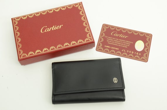Authentic Cartier 6 Key Ring Vintage Leather Wallet C Decor - Etsy