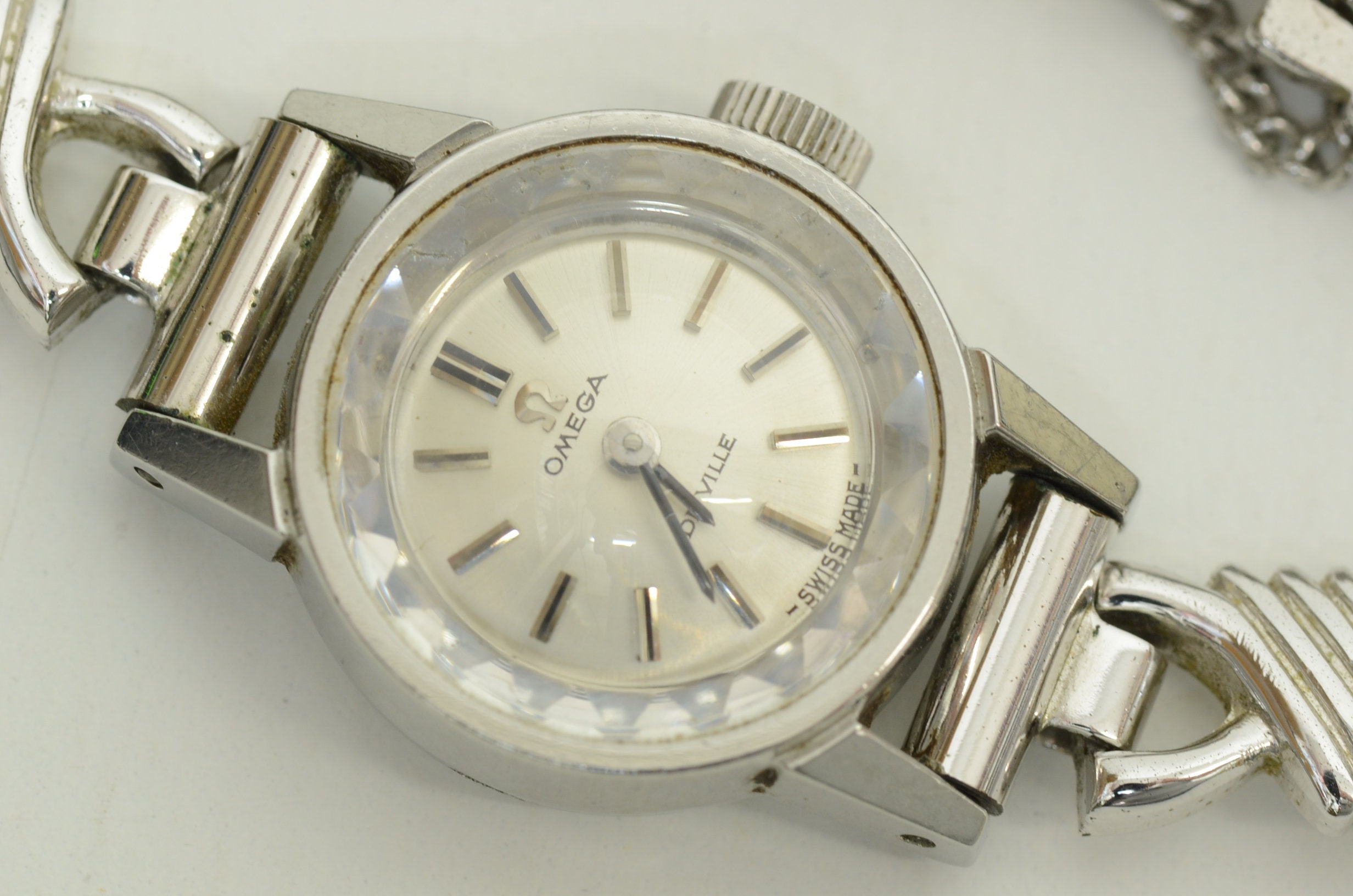 Authentic Omega De Ville Watch Ladies Automatic 16mm Saphette | Etsy