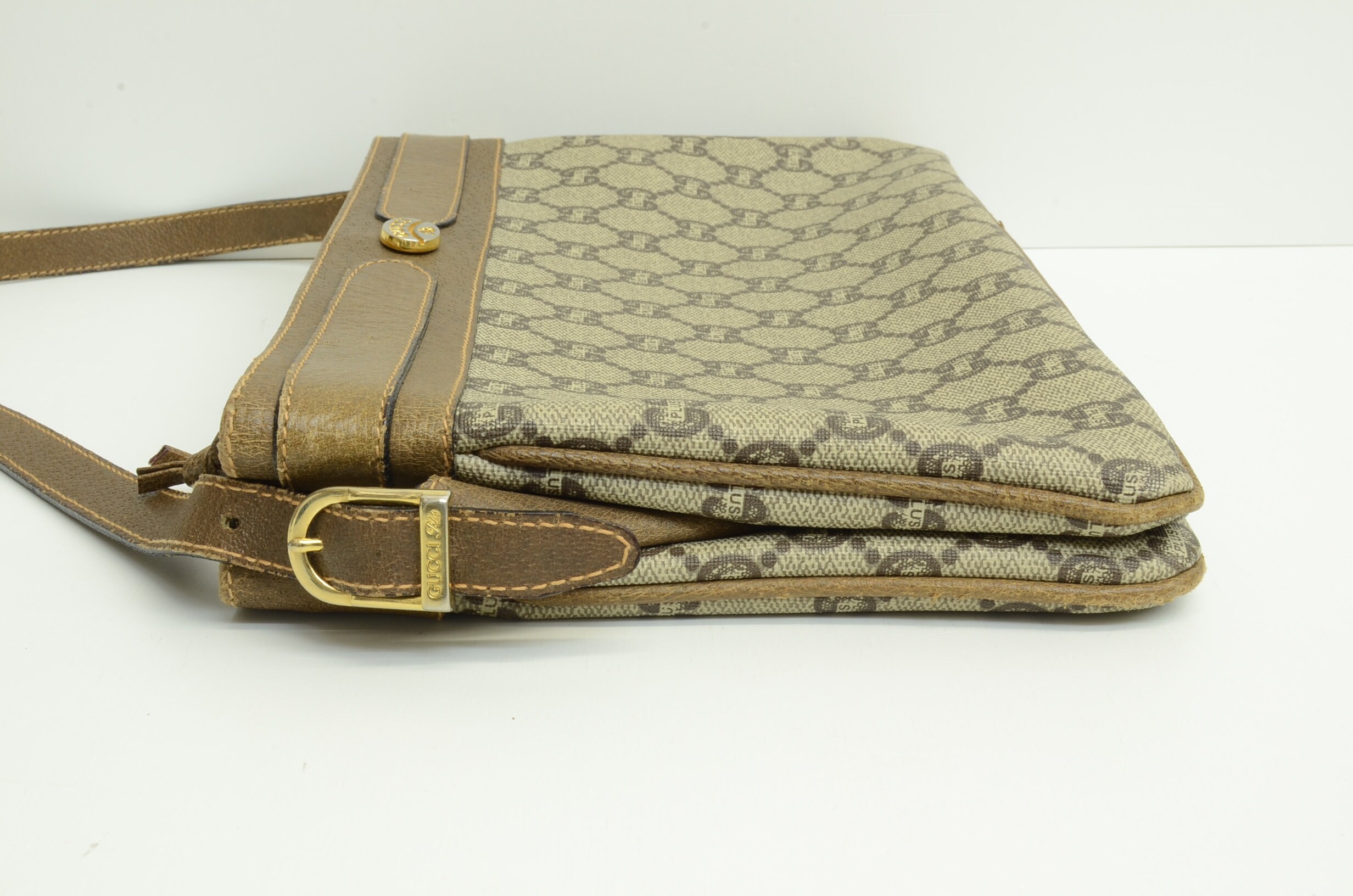 Authentic Gucci Monogram Plus Signature Vintage Guccissima - Etsy
