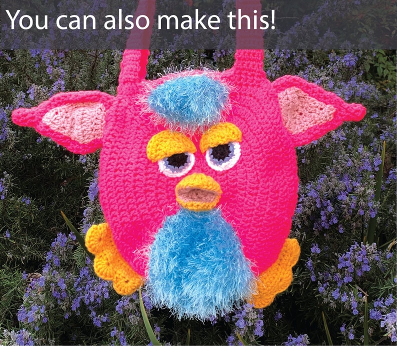 Furby Bag Crochet Pattern | English PDF Digital File | Instant Download ...