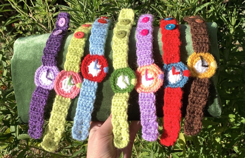 Wrist Watch Bracelet Crochet Pattern | English PDF Digital File ...