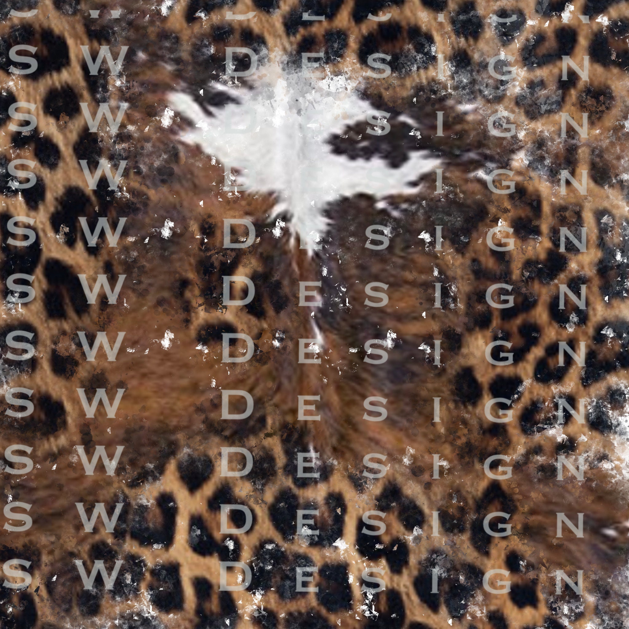 Cowhide Leopard Background PNG - Etsy