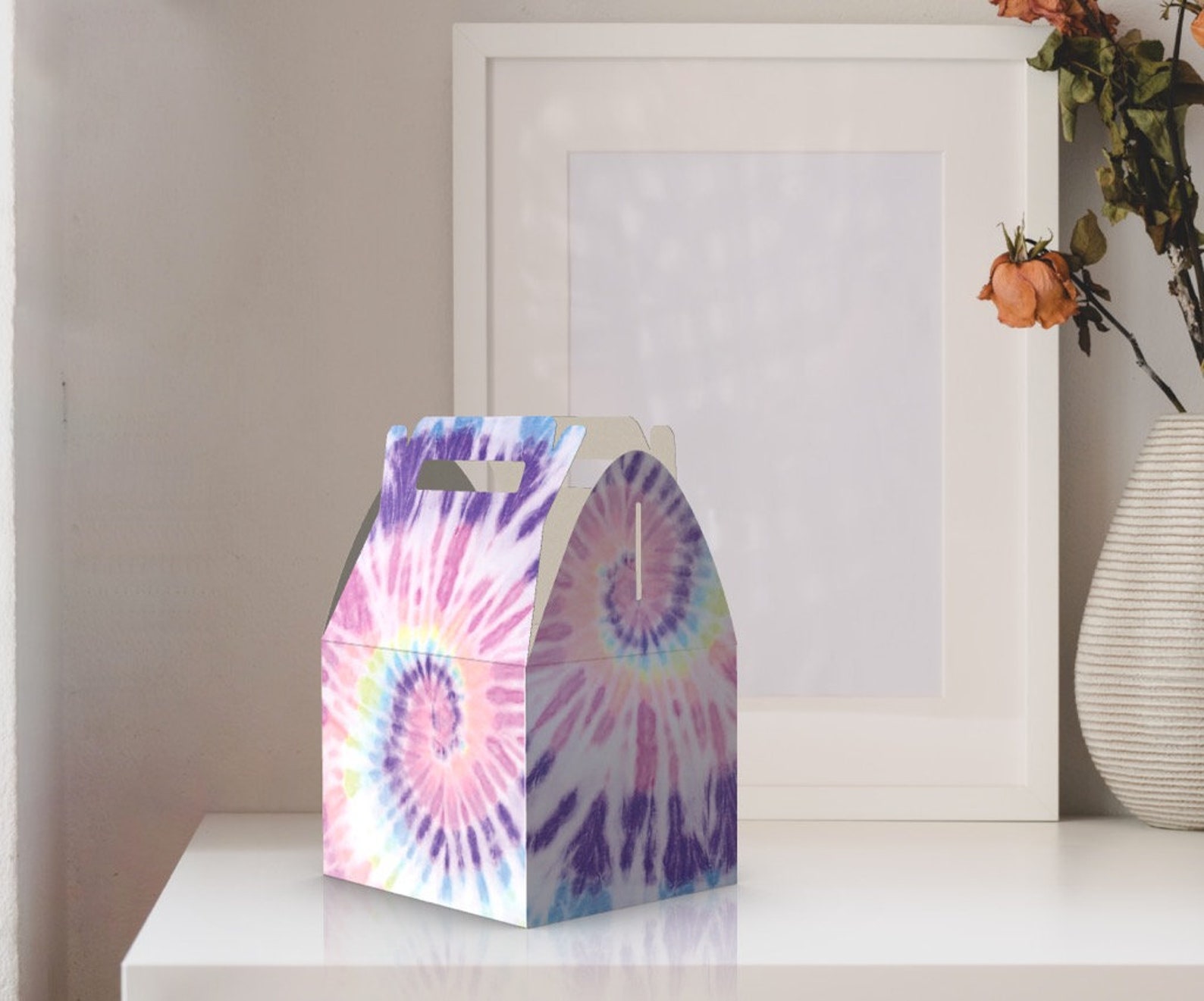 Tie Dye Party Favor Box - Etsy