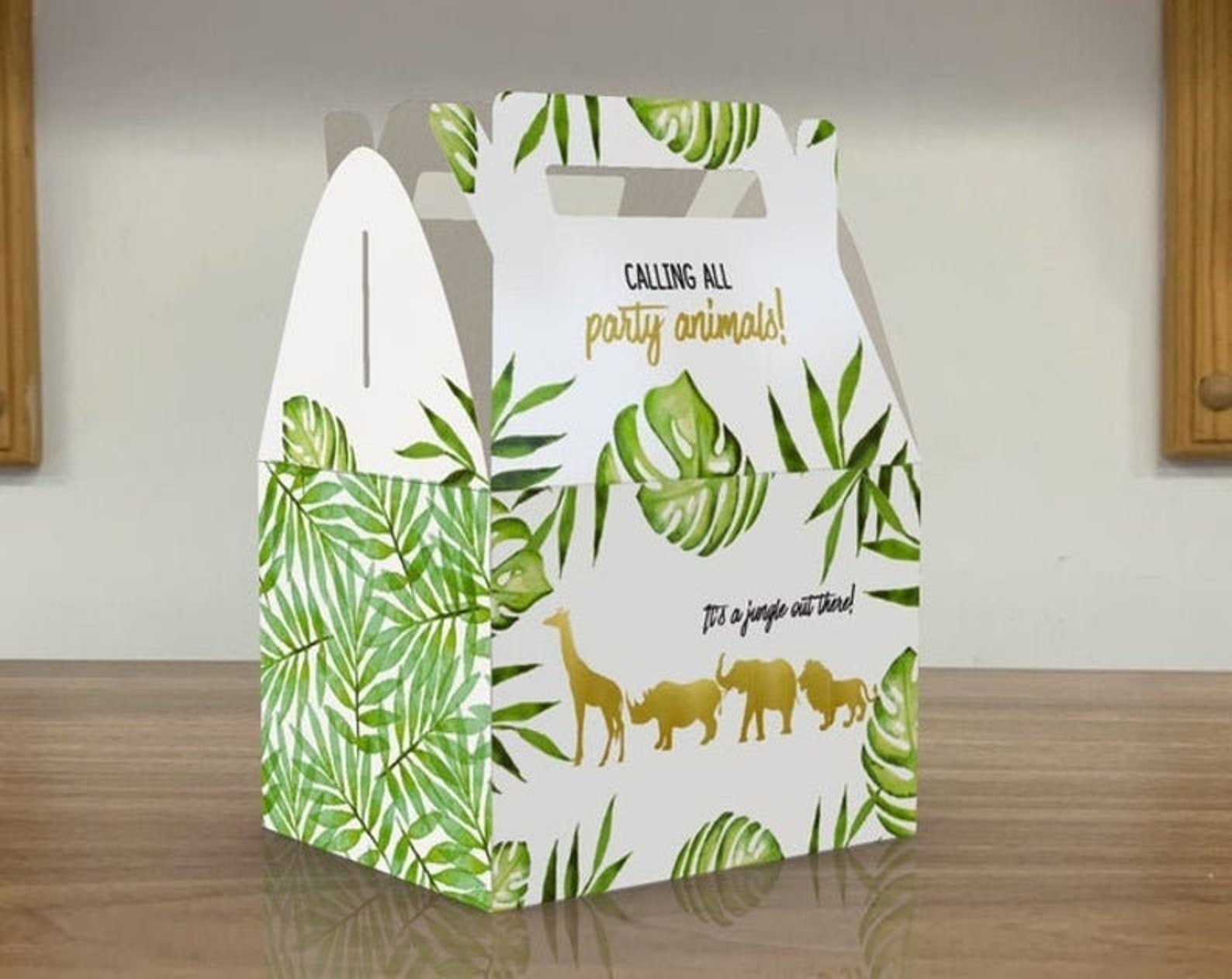 Jungle Safari Wildlife Party Gift Boxes - Etsy