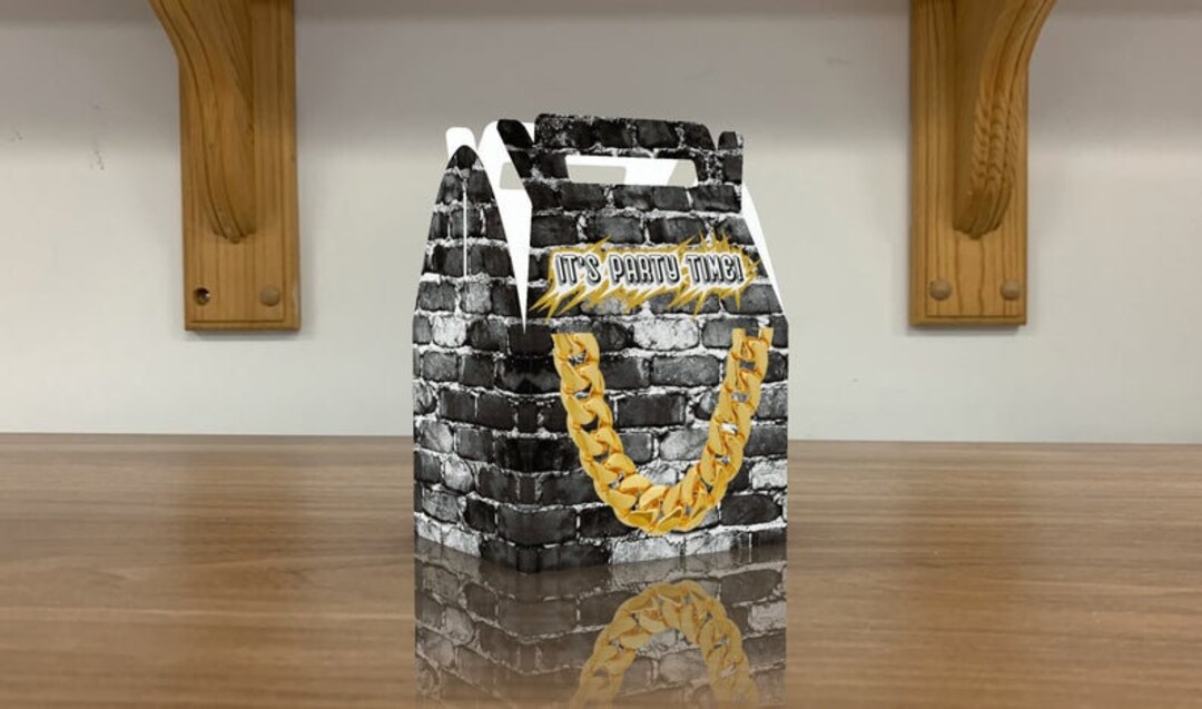 80's Theme, It's Party Time! Favor Box - Etsy