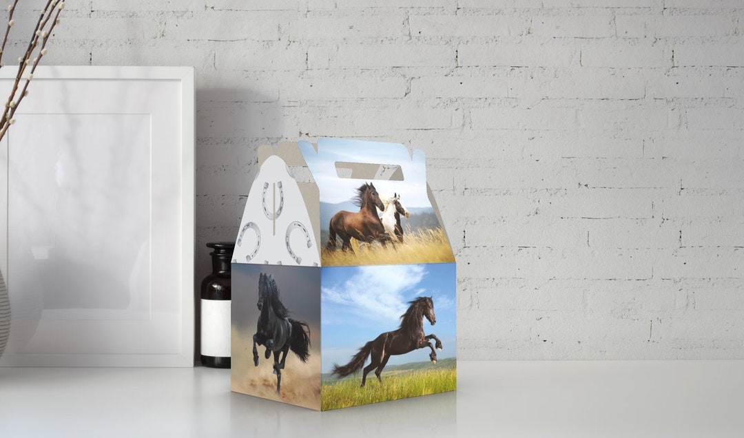 Equestrian Favor Box - Etsy