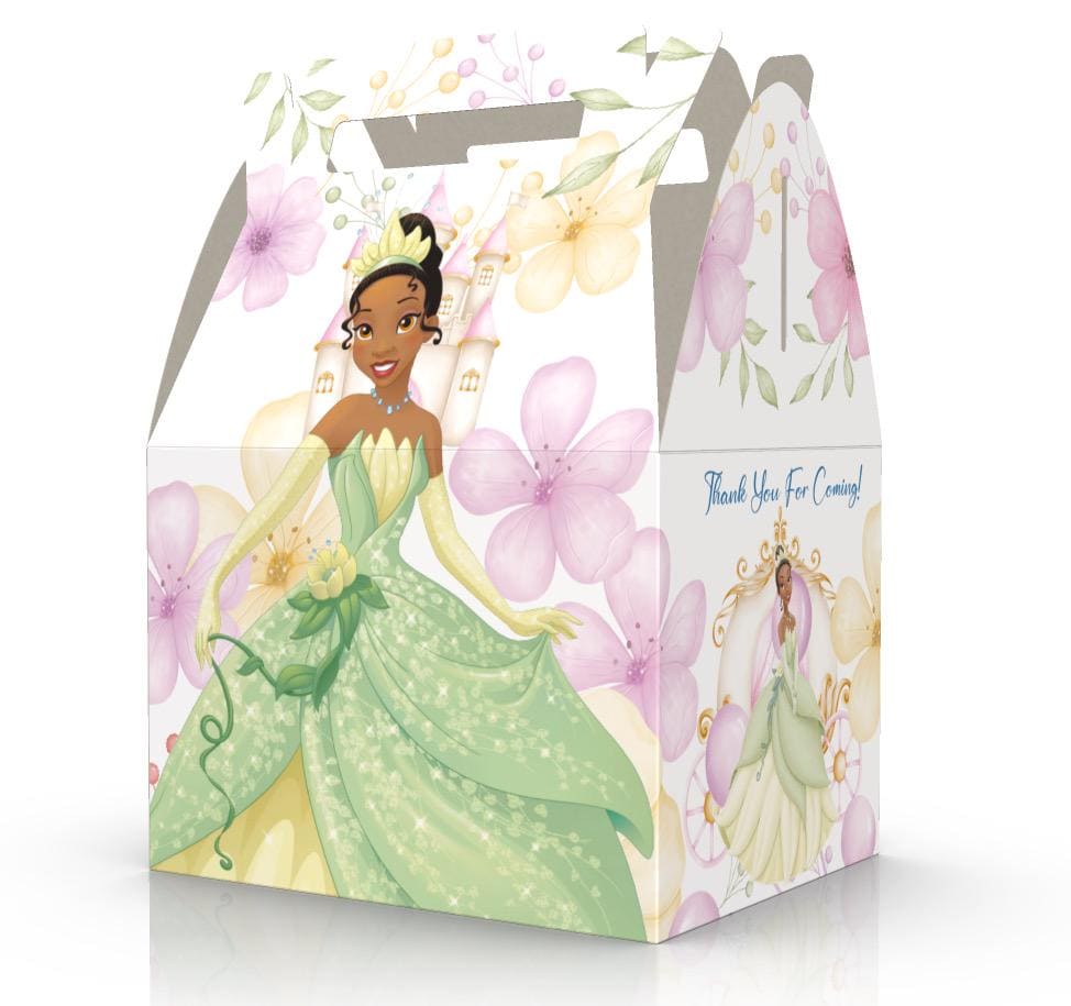 Princess Party Theme | Thank You Favor Box - Etsy
